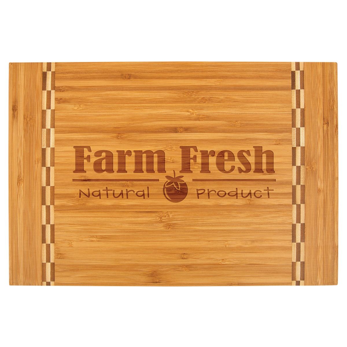 Personalized Bamboo Cutting Board With Inlay