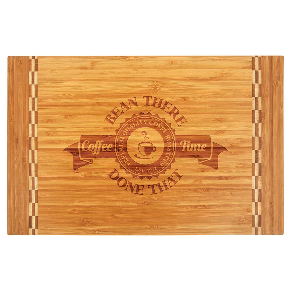 Personalized Bamboo Cutting Board With Inlay