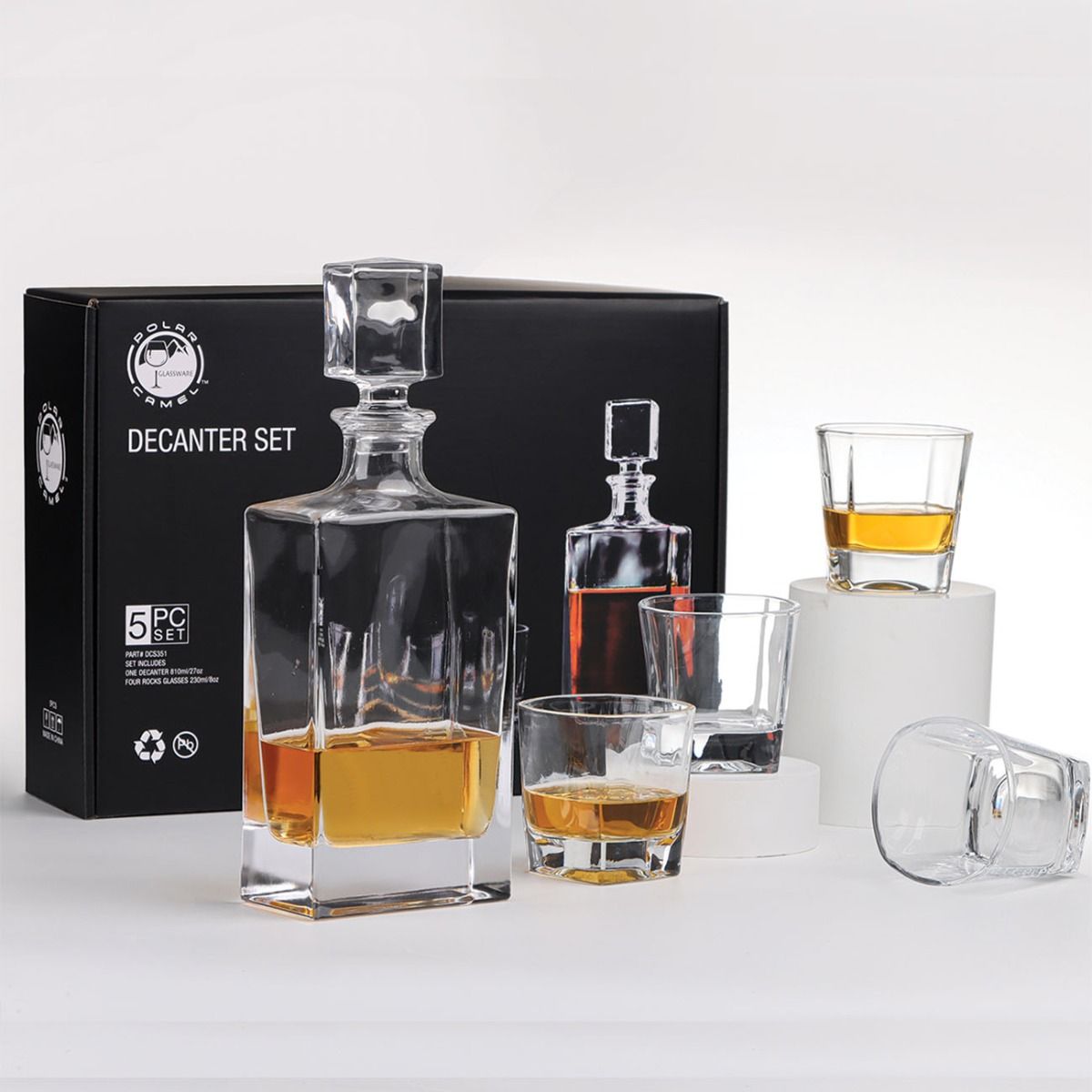 Groomsmen Gift Personalized Decanter Set By Polar Camel